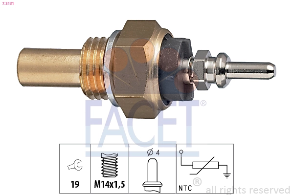 A 005 545 03 24 MERCEDES Sensor de temperatura