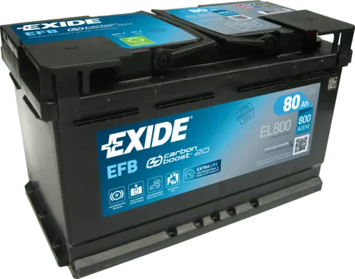 Batería Exide Maintenance 12v 80 ah EL800