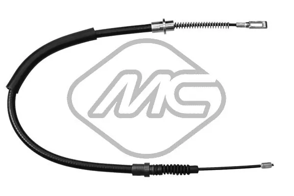 82816 METALCAUCHO Cable de freno de mano trasero derecho