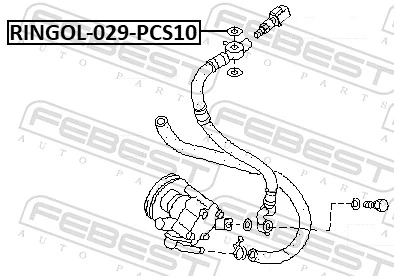 1471271 SCANIA Junta, tapón roscado, colector de aceite