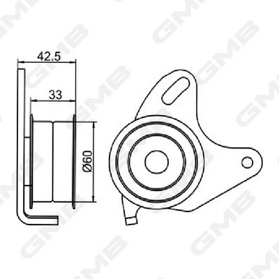 GT10140 GMB Tensor correa distribución